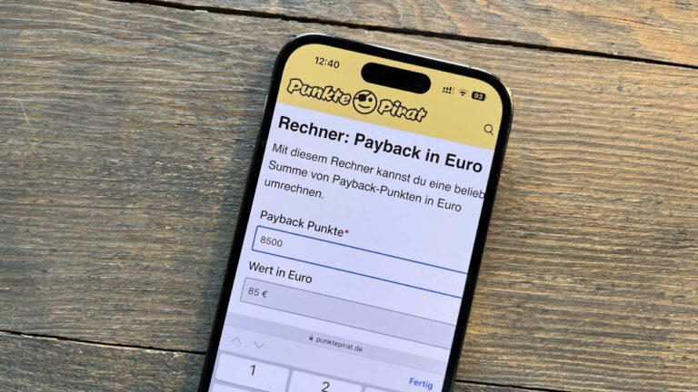 Payback Rechner: Punkte, Euro und Coupons ausrechnen